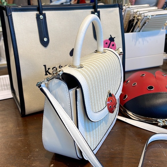kate spade | Bags | Kate Spade Puffy Top Handle Ladybug Crossbody Color ...